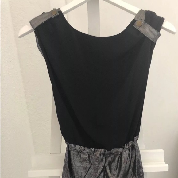 Madison Marcus | Dresses | Madison Marcus Silk Silver Dress Xsmall ...